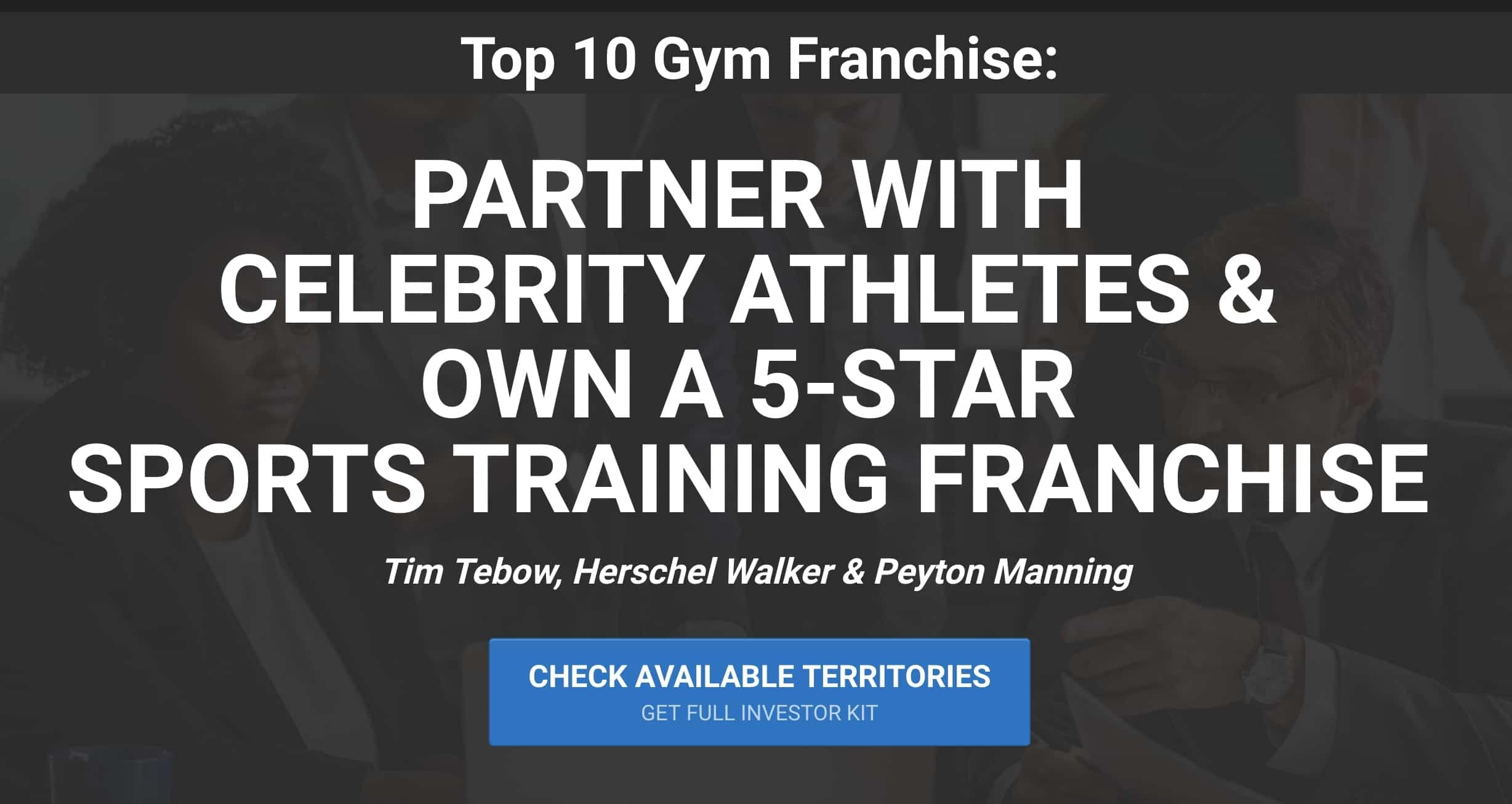 Top 10 Gym Franchise: Partner With Celebrity Athletes - Own a 5-Star ...